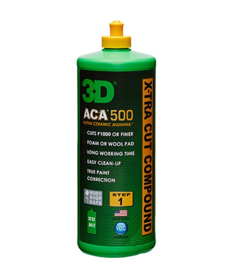 3D ACA™ 500 X-TRA CUT COMPOUND™ - Bodyshop Paint Supplies Bayswater