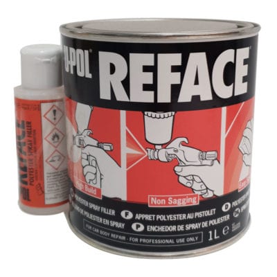 REFACE SPRAYABLE FILLER - Bodyshop Paint Supplies Bayswater