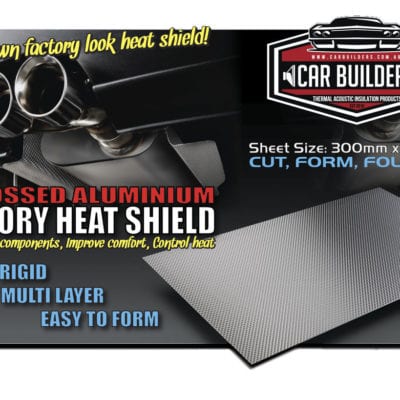 EMBOSSED ALUMINIUM HEAT SHIELD - Bodyshop Paint Supplies Bayswater