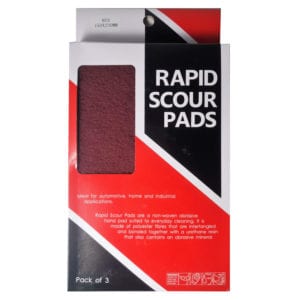 RAPID SCOUR PADS - RED - Bodyshop Paint Supplies Bayswater